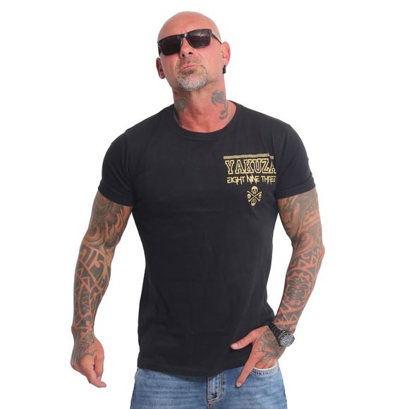 YAKUZA pánské tričko VIP AZTECS T-SHIRT black | yakuzabrno.cz